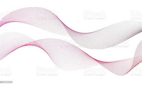 디자인을 위한 추상 다채로운 웨이브 요소 디지털 주파수 트랙 이퀄라이저 양식화된 라인 아트 배경입니다 벡터 그림입니다 혼합 도구를 사용하여 만든 선으로 물결 모양 곡선 물결