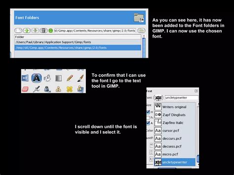 Installing Fonts In Gimp Ppt
