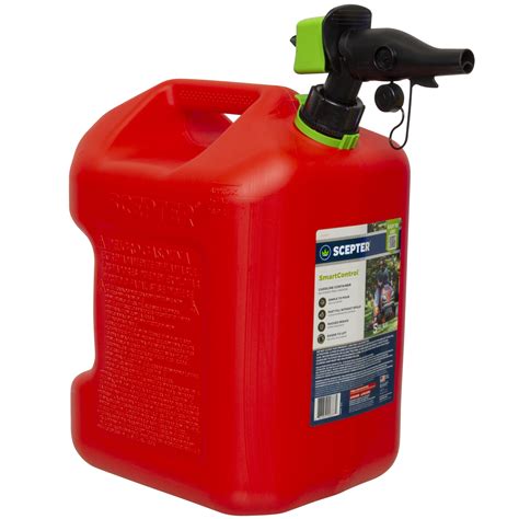 Scepter 5 Gallon Gas Can Smartcontrol Red Fuel Container With Spill