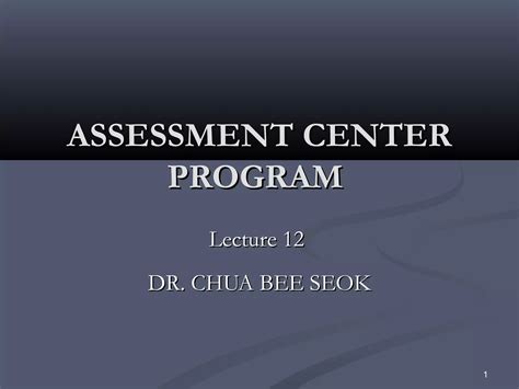 Topic 12 Multiple Assessment Procedures Ppt