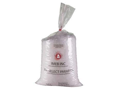 Tek Select Embedding Paraffin Bags Per Case IMEB Inc