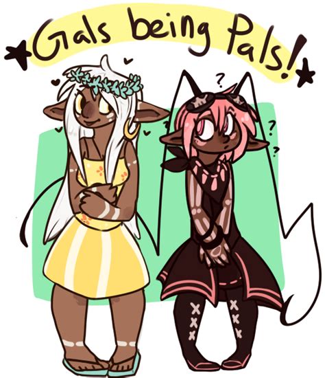 Gals Being Pals By Gollyart On Deviantart