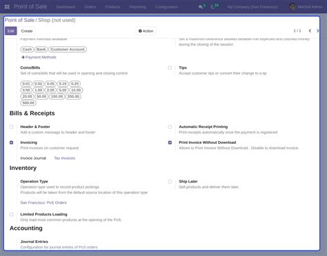 Odoo Pos Invoice Print Without Download Webkul
