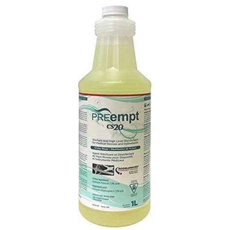 Accel Preempt Cs20 Sterilant And Disinfectant 1l Pre11401 Canada Beauty