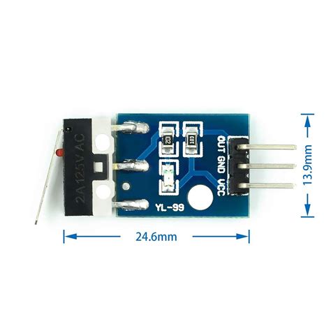 Buy Yl 99 Impact Switch Collision Switch Sensor Module For Arduino