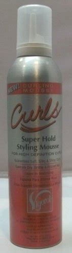 Vigorol Curls Super Hold Styling Mousse 9 0 Oz Beauty And Personal Care