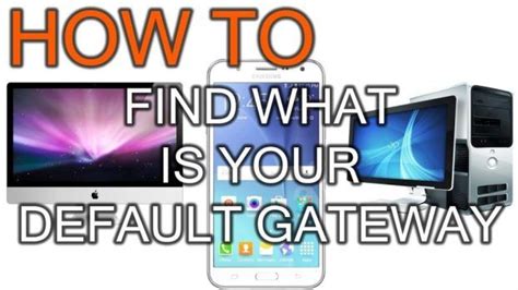 How To Find Your Default Gateway Ip