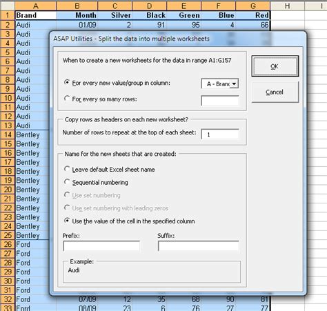 an easy way to split sheets asap utilities blog