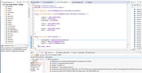 RTOS EK TM4C1294XL Hwi Already Defined Invalid EPSR And Instruction Combination Arm Based