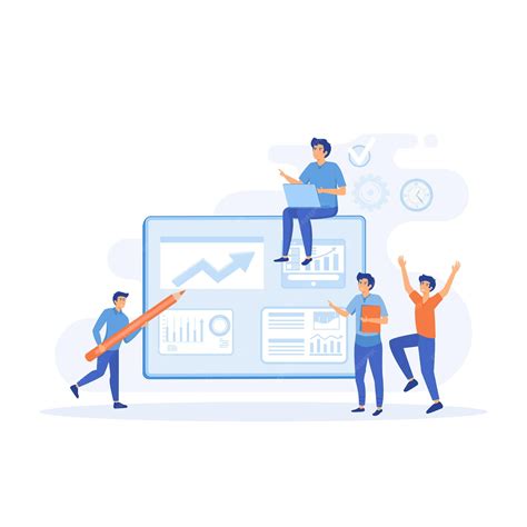 Premium Vector Agile Project Management Concept Work Flow Organization Office Work And Time