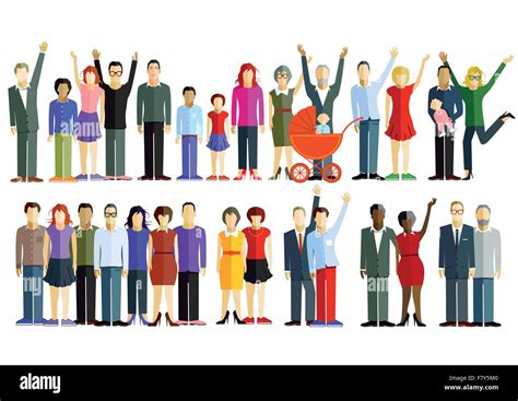 Family and Friends Stock Vector Image & Art - Alamy