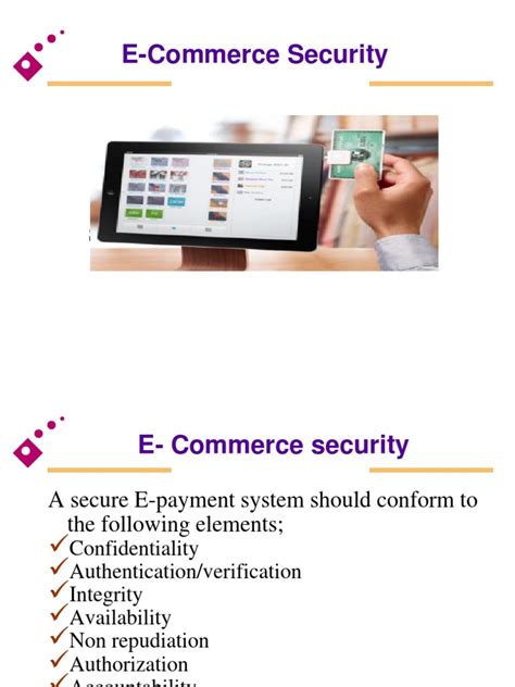 Topic 7 E Commerce Security Measure Pdf Information Security E