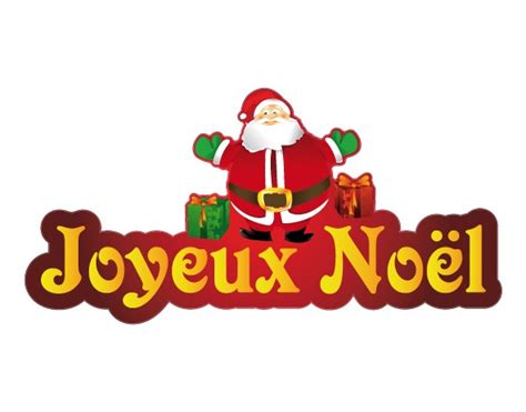 Sticker Joyeux Noel P Re Noel Et Ses Cadeaux