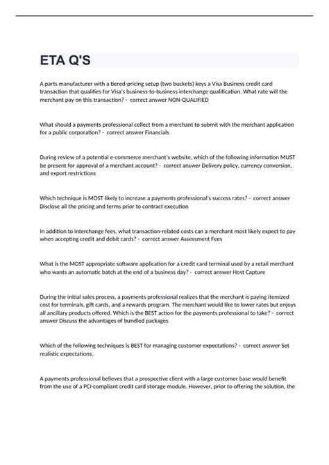ETA Q S Questions With Answers Graded A ETA Certification Stuvia US