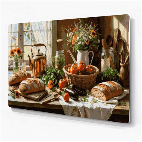 Hokku Designs Thanksgiving Country Kitchen Themes Brown Metal Wall Art