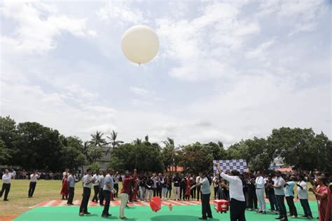 Mohan Babu University Launches High Altitude Balloon Satellite In Collaboration With Narl