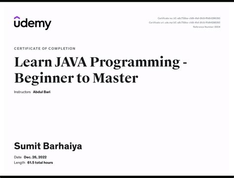 Sumit Barhaiya On Linkedin Java Progamming Udemy Leaning