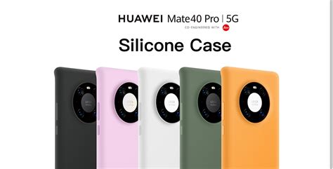 Original HUAWEI Mate Pro Skin Friendly Liquid Silicone Rubber Protective Case