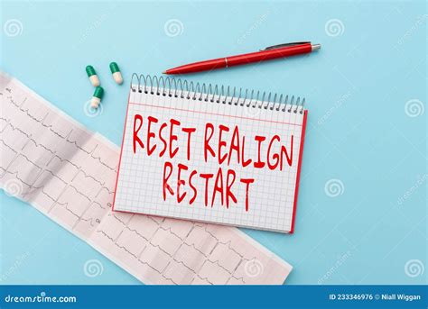 Text Caption Presenting Reset Realign Restart Internet Concept Life Audit Will Help You Put