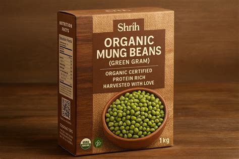 Organic Mung Beans Green Gram Premium Export Quality Shrih