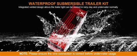 Amazon.com: RVZONE LED Trailer Lights Kit for Utility IP68 Waterproof Boat Trailer Lights and ...
