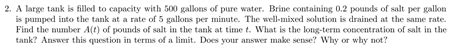 Solved I Need Help With This Differential Equation Problem Chegg