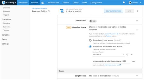 Custom Kubectl Scripting In Octopus Octopus Deploy