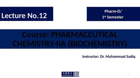 Lecture 12 Proteins Nomenclature Classification And Uses Ppt