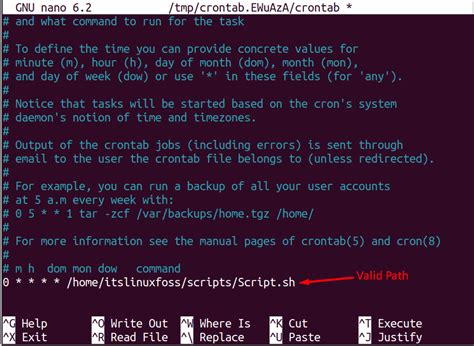 fix cron script does not execute as expected from crontab its linux foss