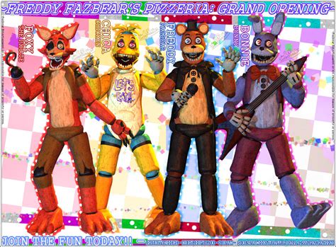 Unwithered Animatronics Models By Thomas Honeybell Five Nights At