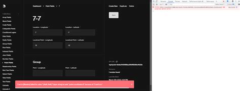 Point Field Does Not Handle Missing Values Issue Payloadcms Payload GitHub