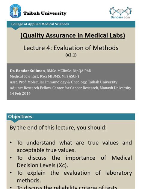 l 4 qa erros and method selection pdf detection limit