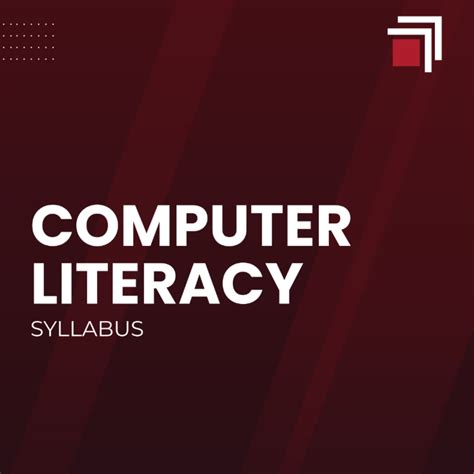 Computer Literacy Syllabus Template Edit Online And Download Example