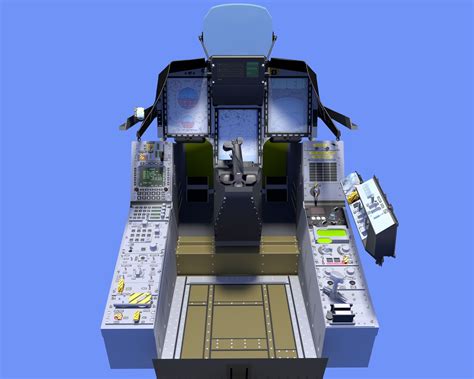 Jas 39 C Gripen Cockpit 3d Model Cgtrader