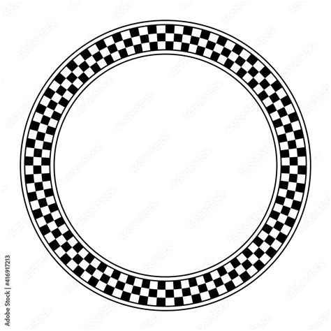 Checkered Circle Png