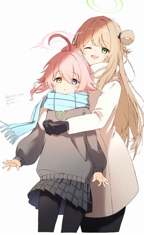 Hoshino And Nonomi Blue Archive Drawn By Koishi Kiwi0314 Danbooru
