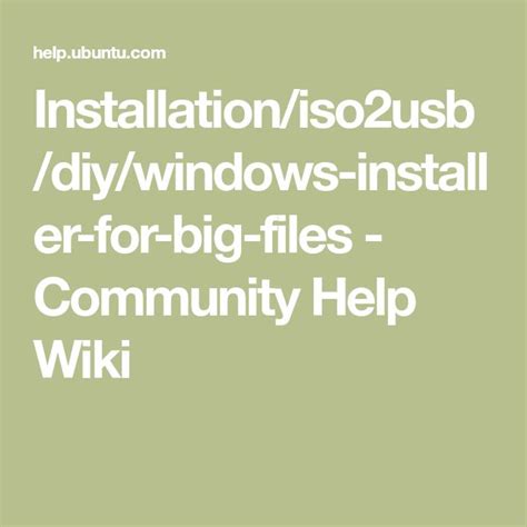 create a windows 10 usb installation using ubuntu