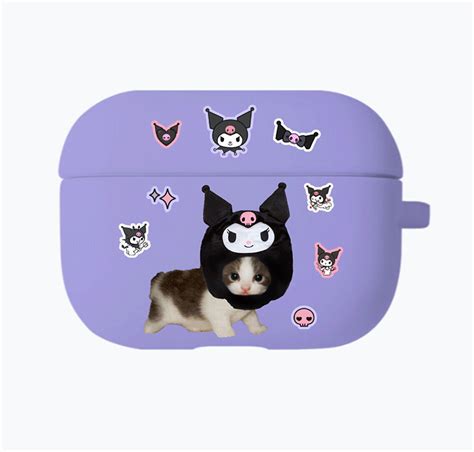 큐티 모자 냥이 고양이 젤리 하드 에어팟 프로 케이스 에이블리