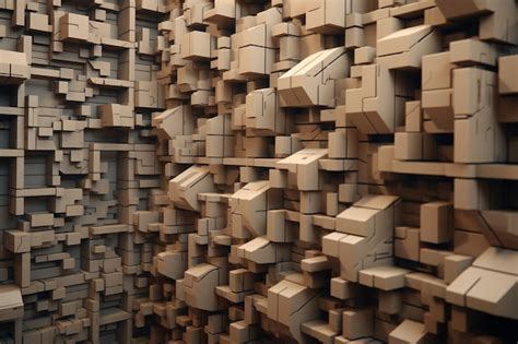 Premium Ai Image Building Elements Pattern In Construction Site Ton