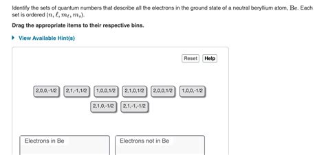 Solved Identify Which Sets Of Quantum Numbers Are Valid For Chegg Com