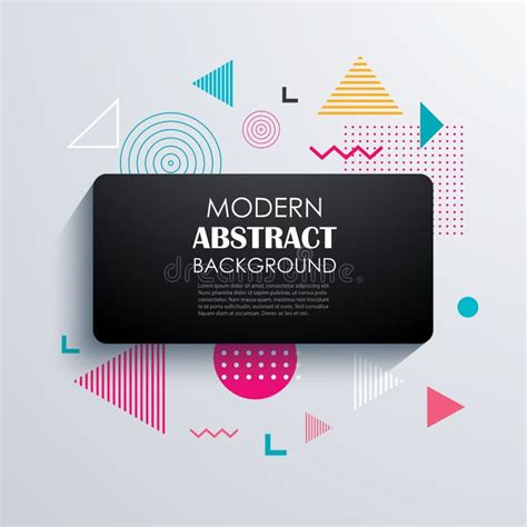 Abstract Rectangle Geometric Pattern Design And Background Stock Vector Illustration Of