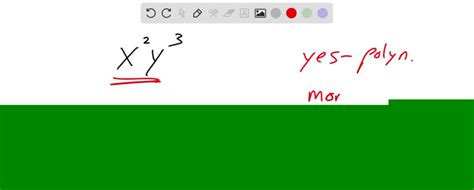 determine whether the expression is a monomial for those that are