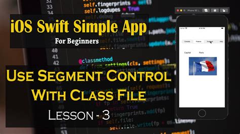 Swift Ios App To Show Segment Control Feature Youtube