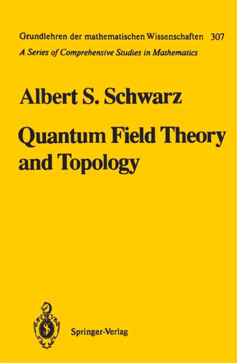 Quantum Field Theory And Topology Schwarz A