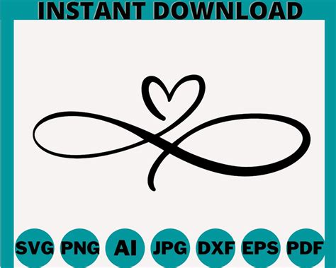 Infinity Svg Infinity Heart Svg Infinity Symbol Svg To Show Eternal