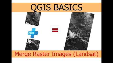 How To Merge Overlapped Raster Image Landsat Band In Qgis Youtube