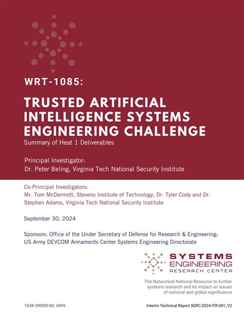 Systems Engineering Research Center Serc On Linkedin Serc