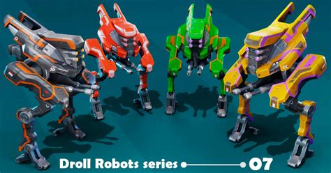 Droll Robot 07 3d Robots Unity Asset Store Droll Robot 07 3d Robots Unity Asset Store