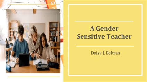Gender Sensitivity For Teachers A Presentation