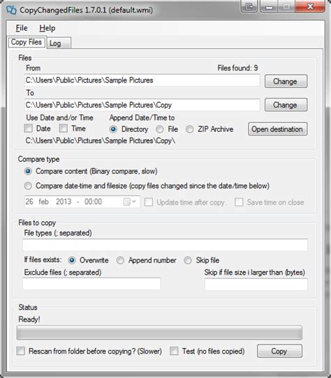 TSR Copy Changed Files Software Free Software For Logging Changed And